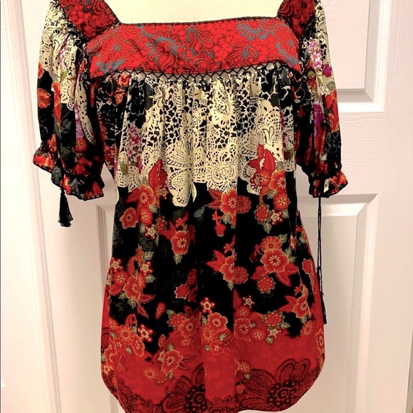 ECI | Tops | Ladies Bohemian Top L By Eci Of New York | Poshmark